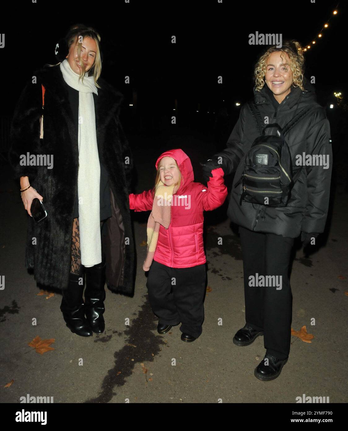 London, UK. 20th Nov, 2024. Lydia Bright (right) and daughter Loretta ...