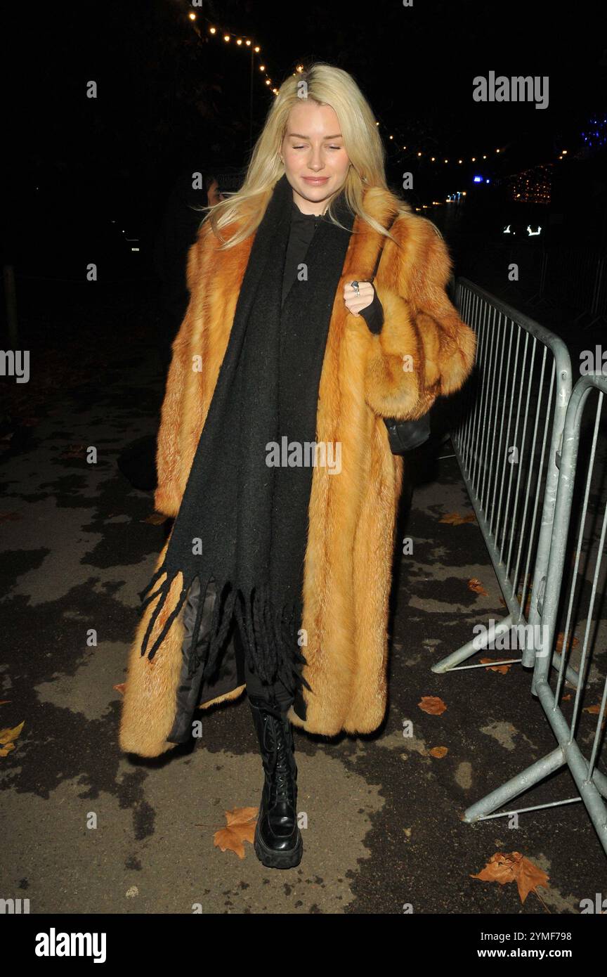 London, UK. 20th Nov, 2024. Lottie Moss at the Hyde Park Winter ...
