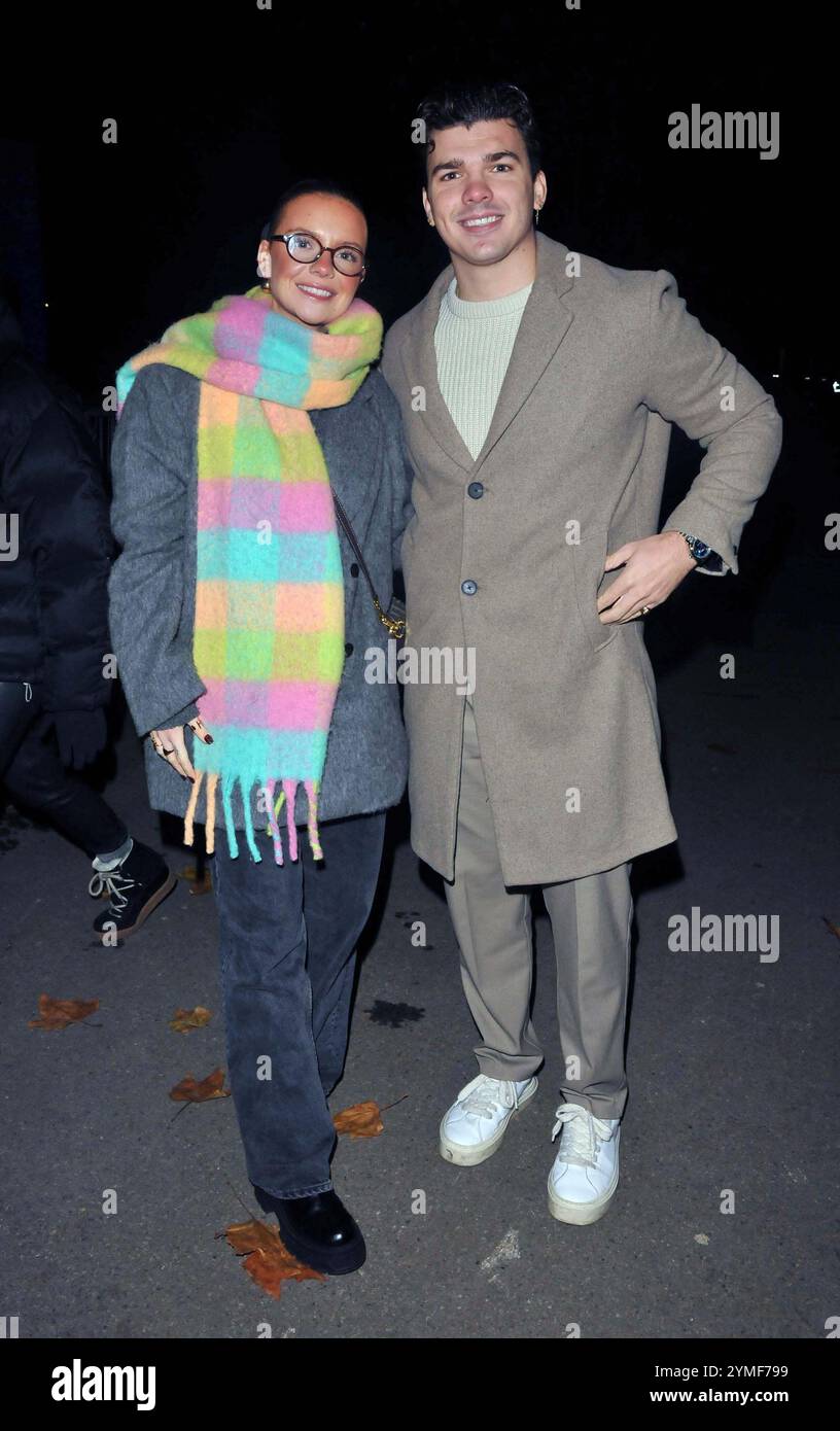 London, UK. 20th Nov, 2024. Anna Maynard and Harry Clarke at the Hyde ...