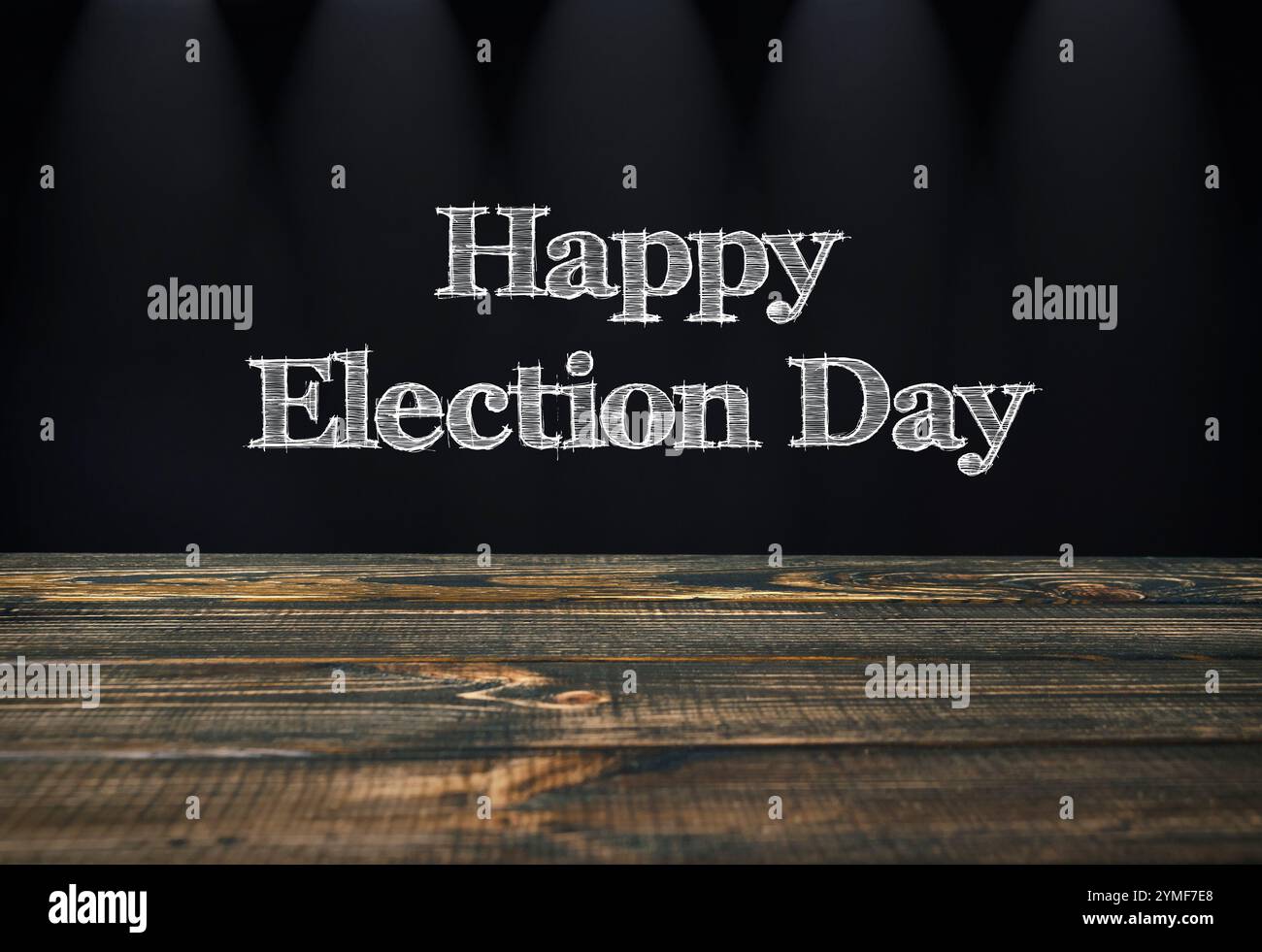 Black background with white letters that say Happy Election Day. The ...