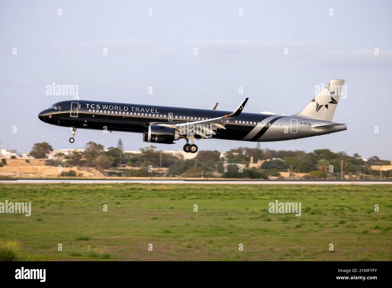 TCS World Travel Airbus A321-251NX (REG: G-OATW) arriving in the lays ...