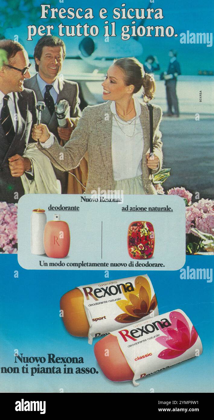 Deodorant advertisement old hi-res stock photography and images - Alamy