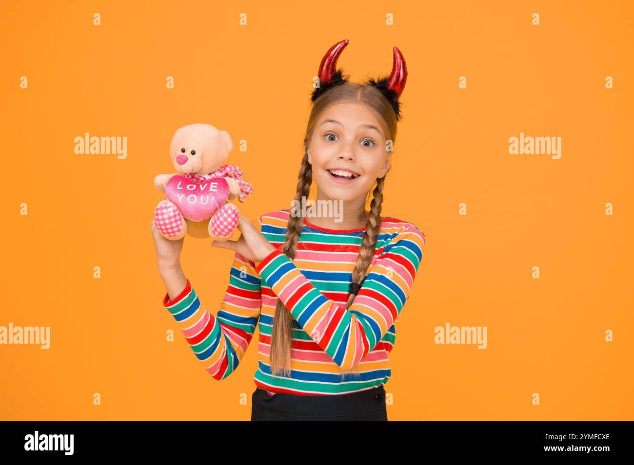 Small demon. Playful demon girl. Little demon inside. Girlish temper ...