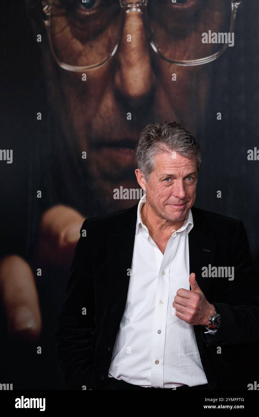 Madrid, Spain. 21st Nov, 2024. Actor Hugh Grant attends “Heretic” film ...