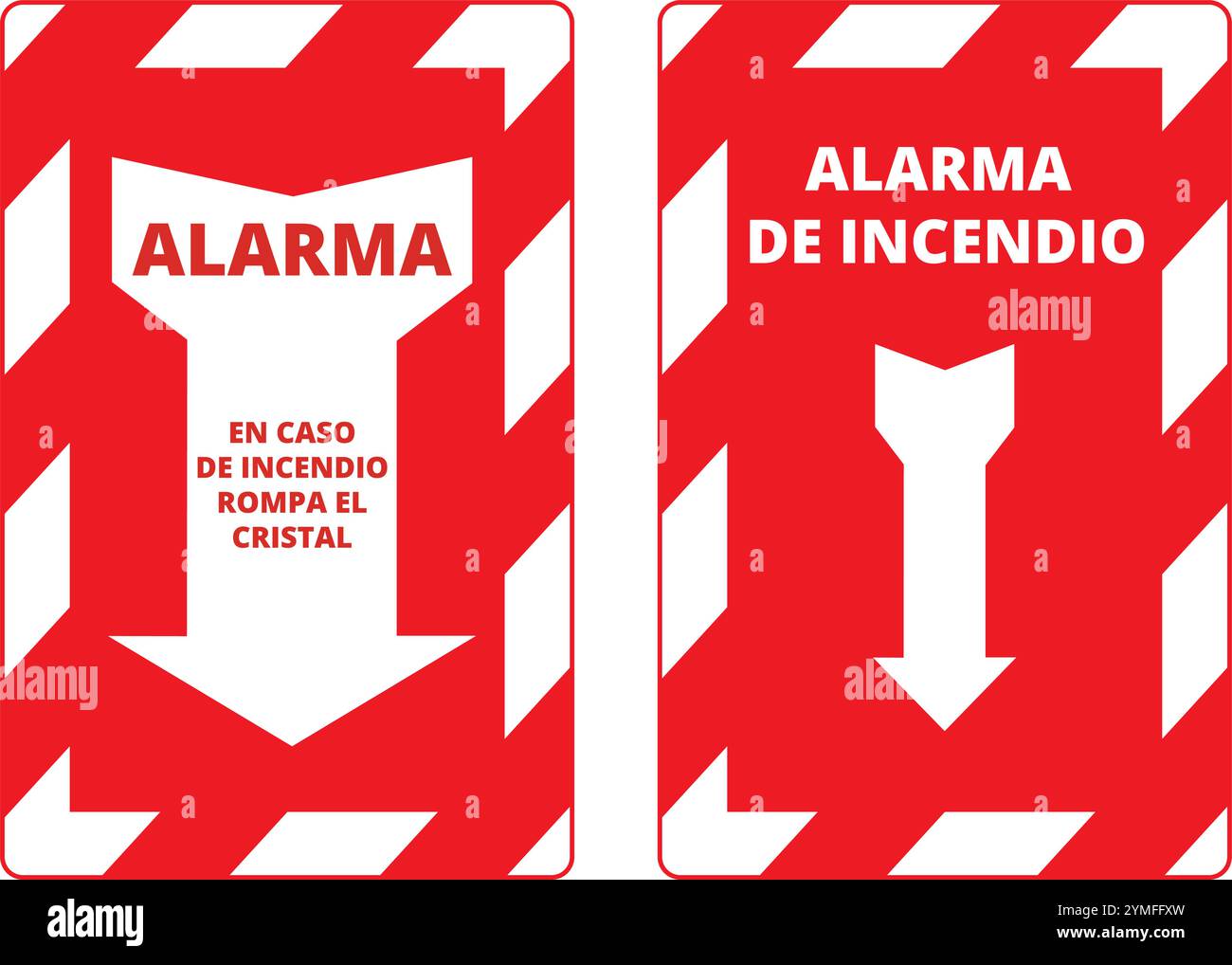 Fire safety in spanish Stock Vector Images - Alamy