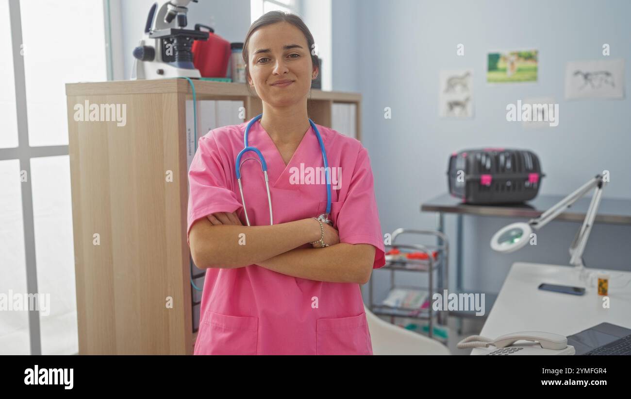 Smiling doctor poses confidently hi-res stock photography and images ...