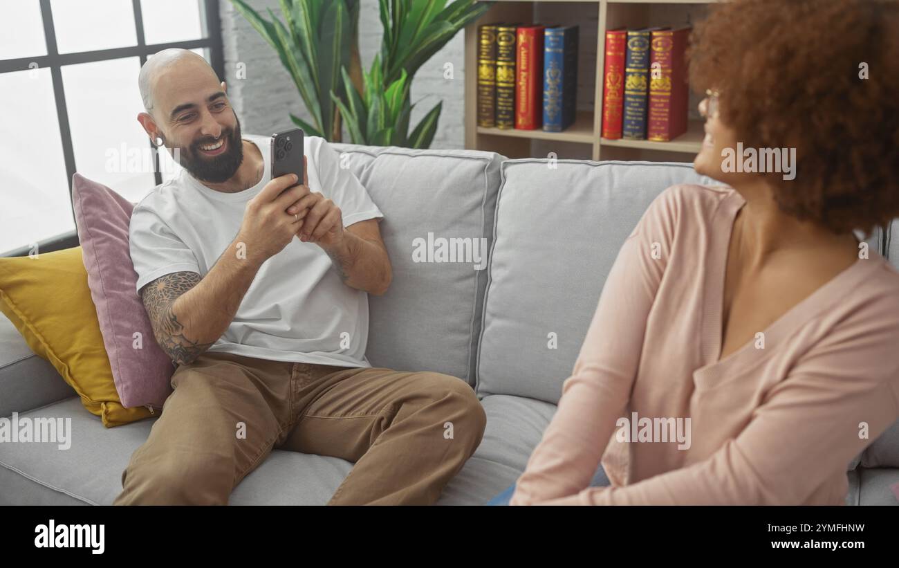 Portrait bald man embracing woman hi-res stock photography and images ...