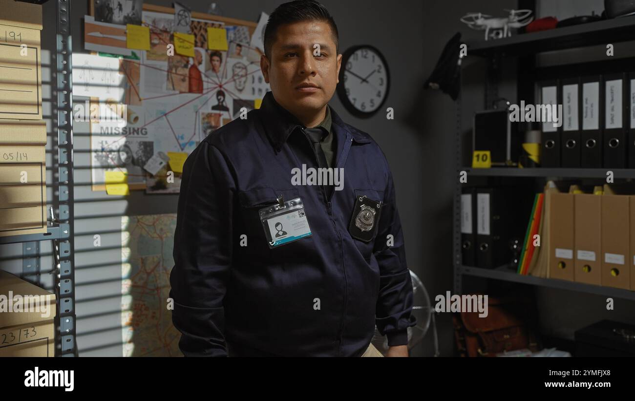 Police officer investigator stands hi-res stock photography and images ...