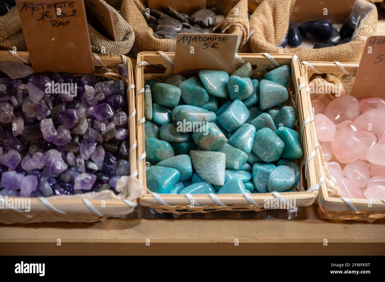 Various stones minerals exhibition hi-res stock photography and images ...