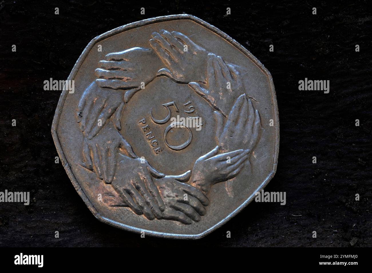 Fifty pence piece hi-res stock photography and images - Alamy