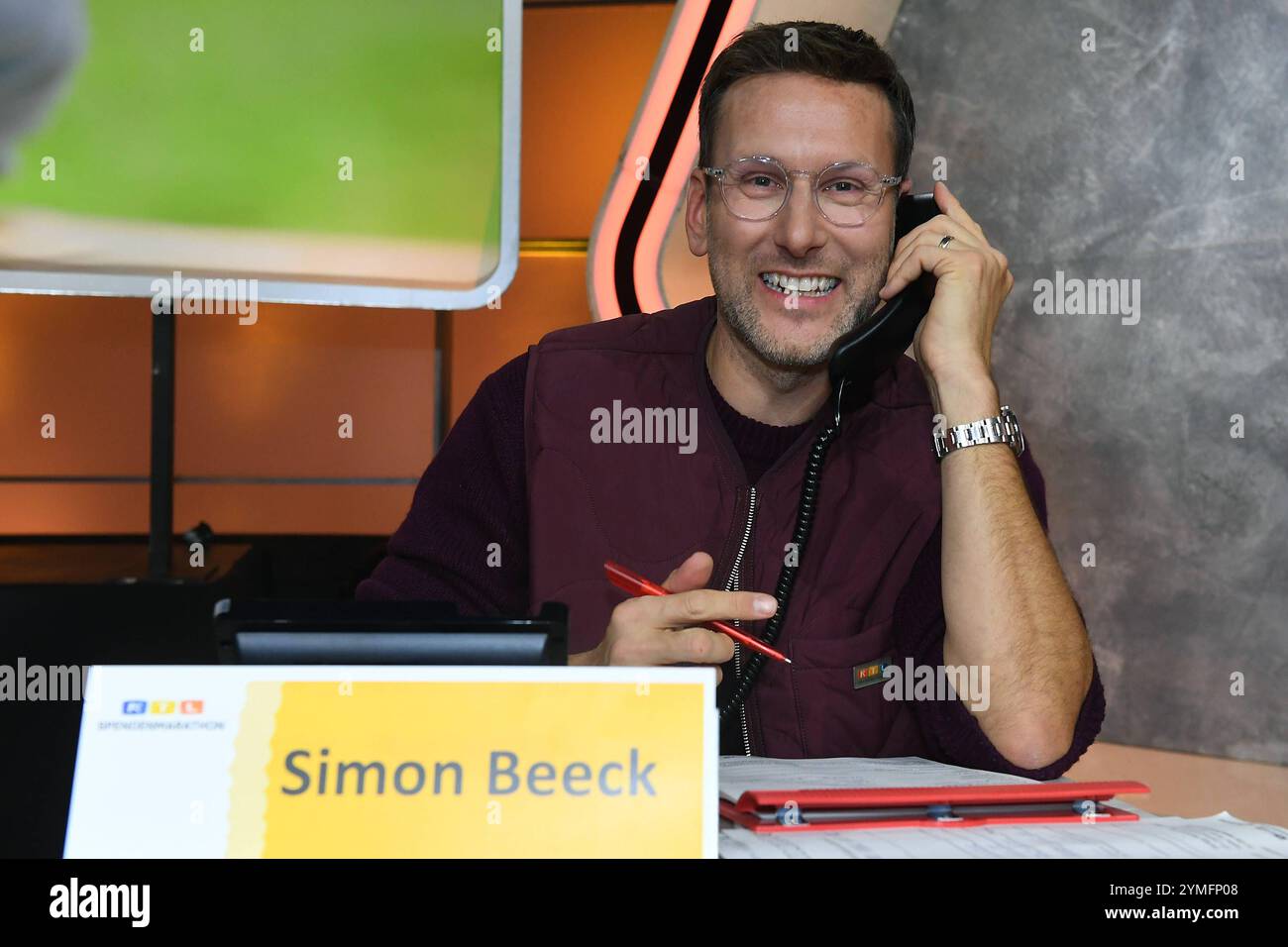 29. RTL-Spendenmarathon 2024 am 21.11.2024 im EMG Studio 8 in Hürth ...