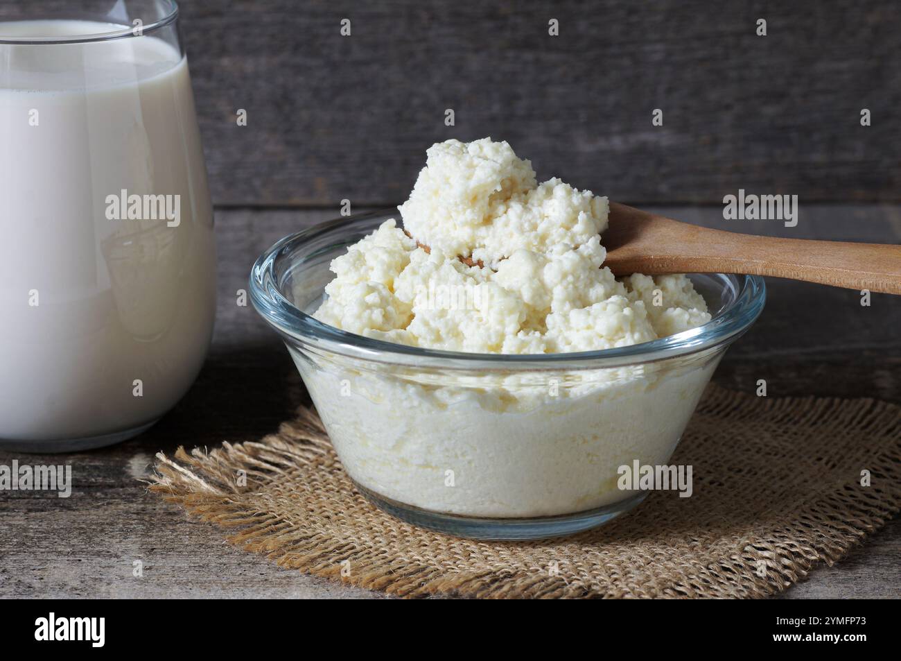 Organic Cow or buffalo colostrum, cooked and uncooked in glass bowl ...