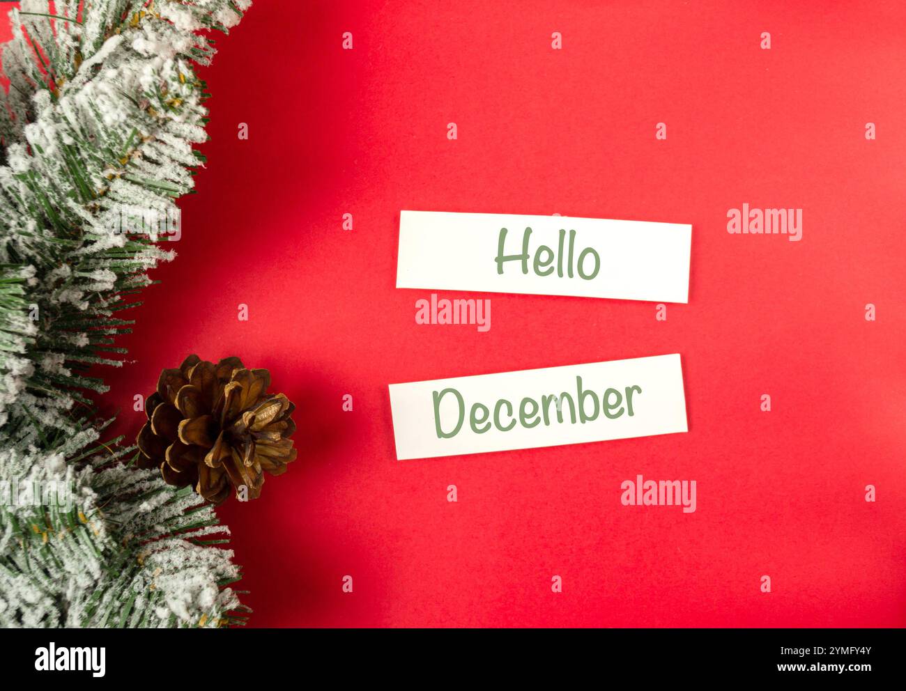 Hello december hi-res stock photography and images - Alamy