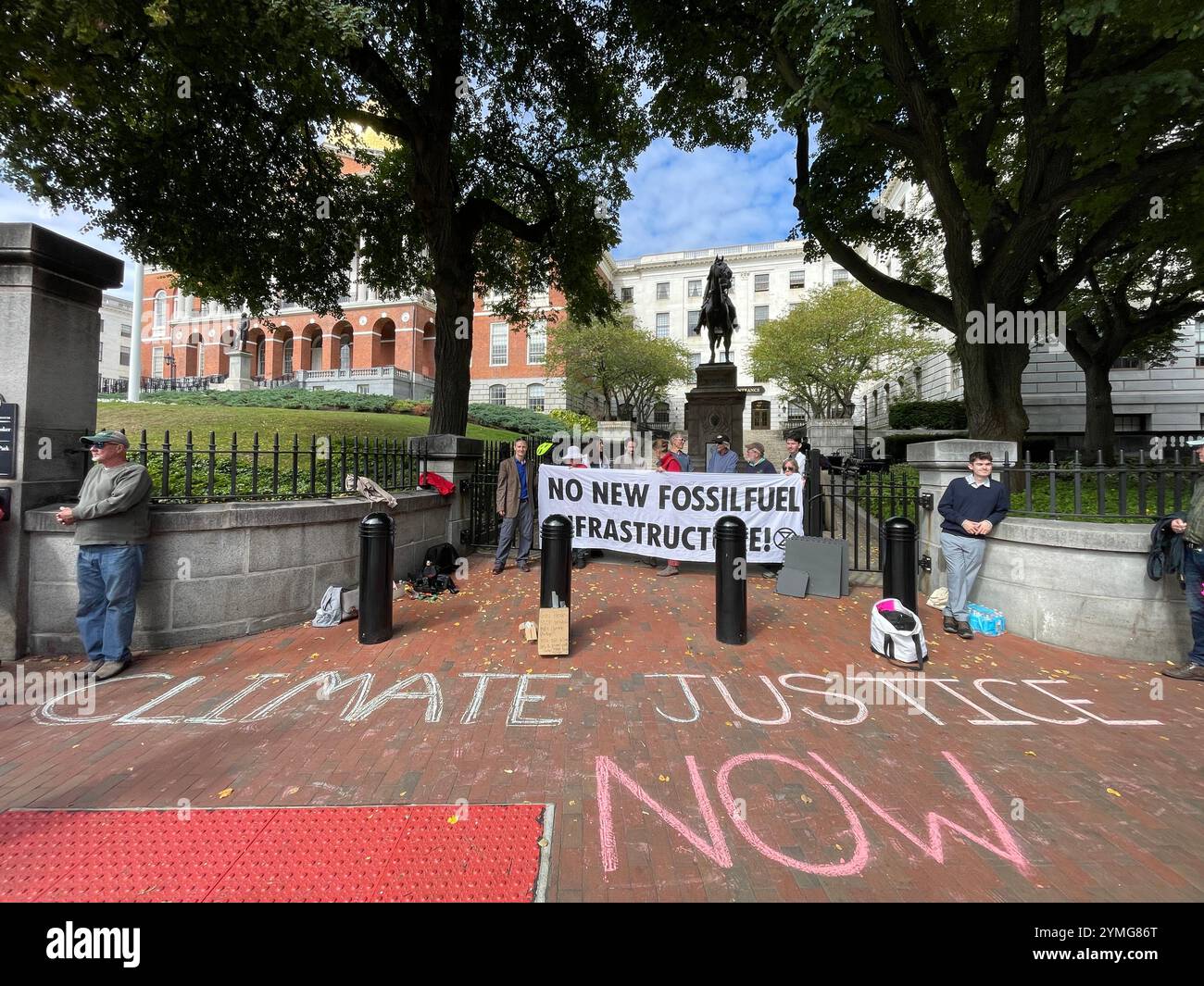 Sept. 24, 2024. Boston, MA. For a second day Extinction Rebellion ...