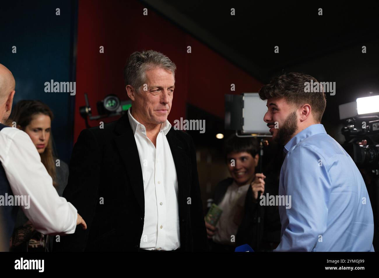 British actor Hugh Grant attends the photocall for the premiere of the ...