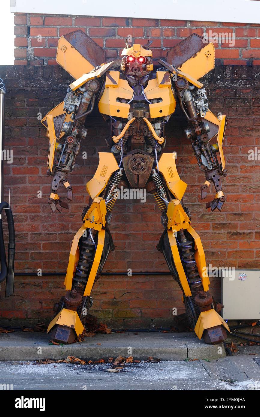 Transformers Bumblebee movie prop replica on display at Hull Road ...