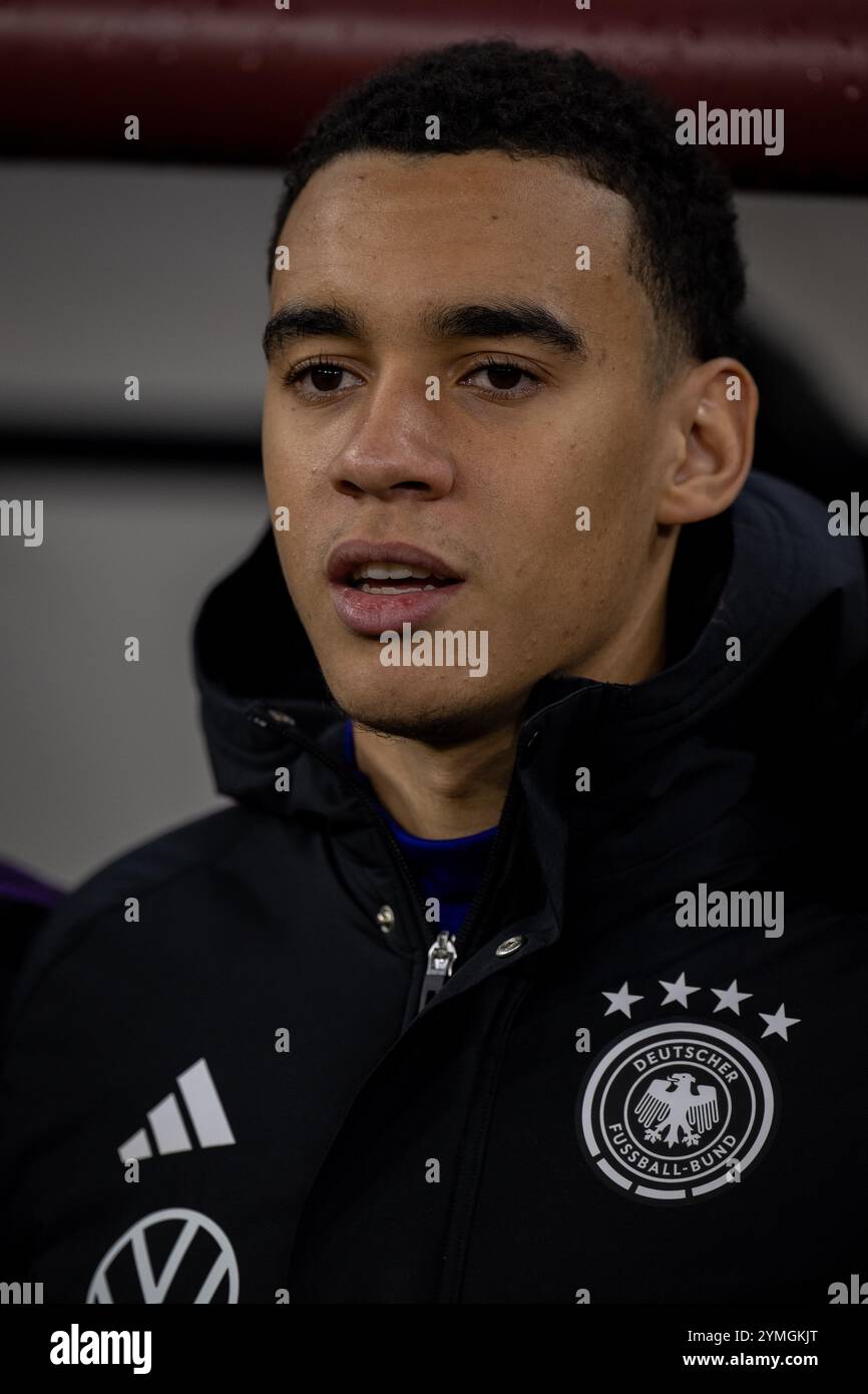 BUDAPEST, HUNGARY - NOVEMBER 19: Jamal Musiala of Germany headshot ...