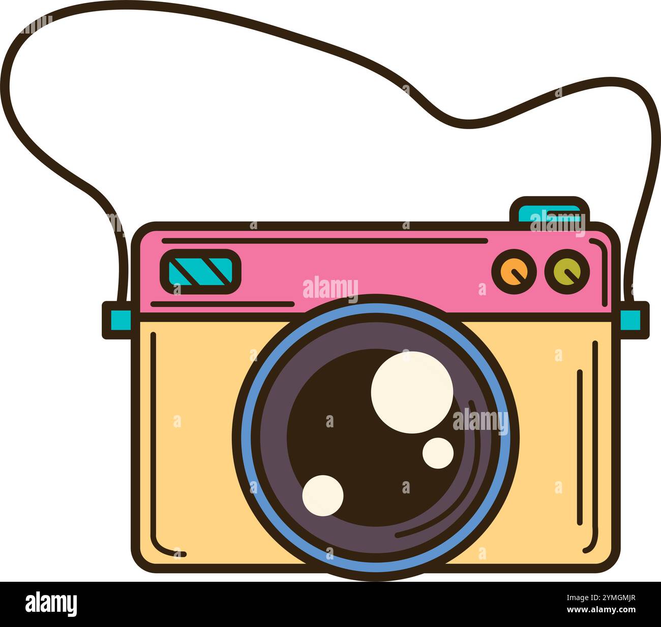 Retro photography aesthetic Stock Vector Images - Alamy