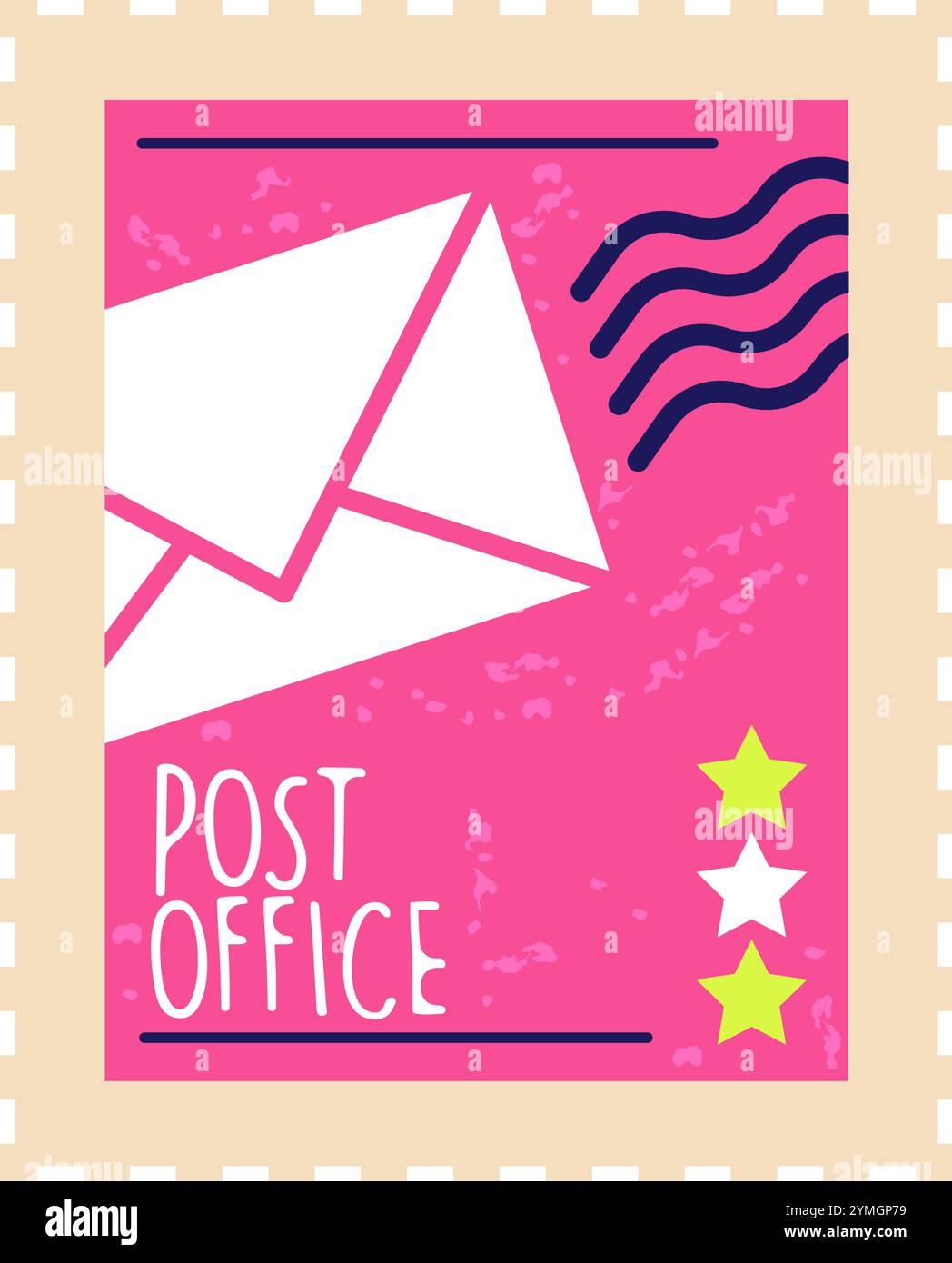 office postage stamp Stock Vector Image & Art - Alamy