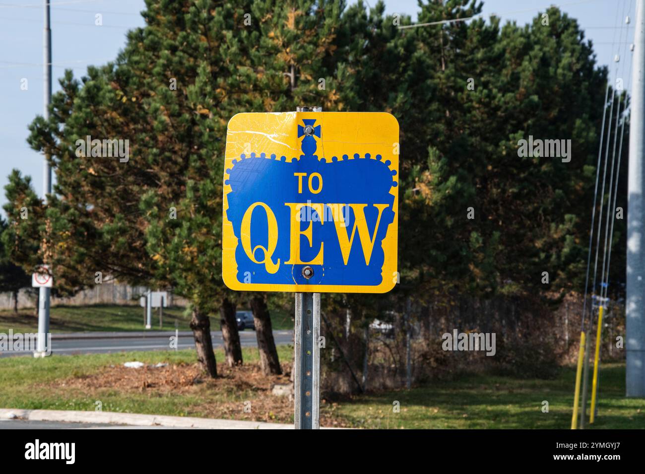 Niagara falls road sign hi-res stock photography and images - Alamy