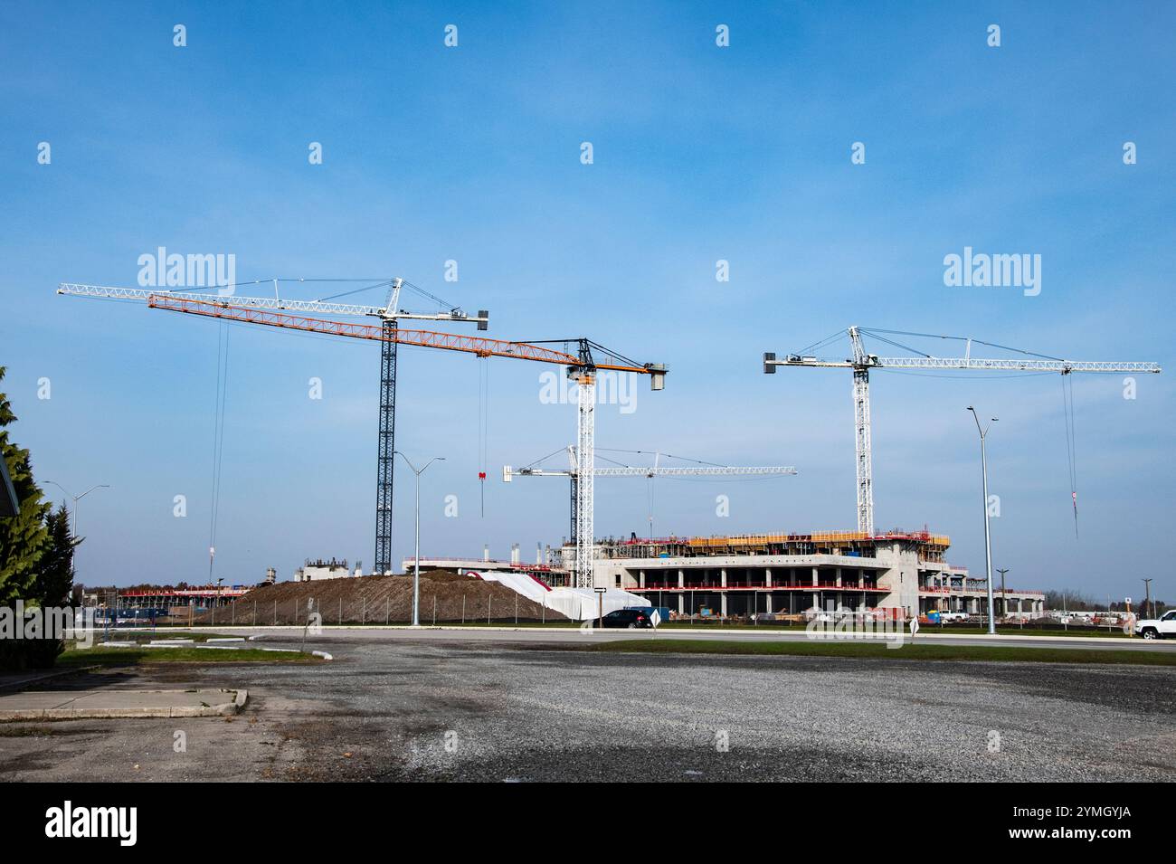 South Niagara project hospital under construction on Biggar Road in ...