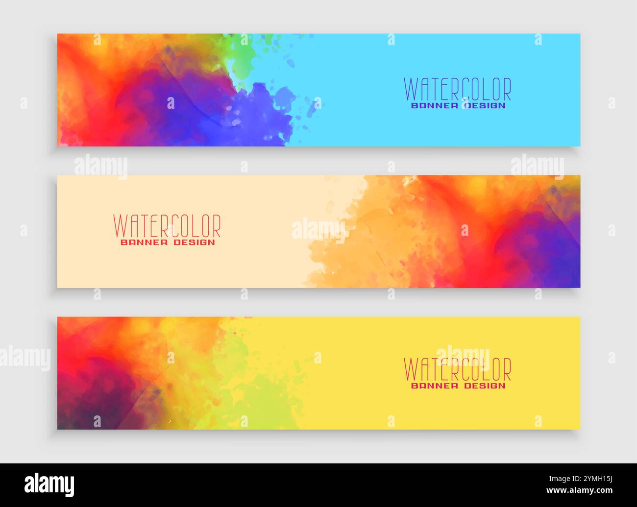 set of beautiful web business banner templates for website sliders ...