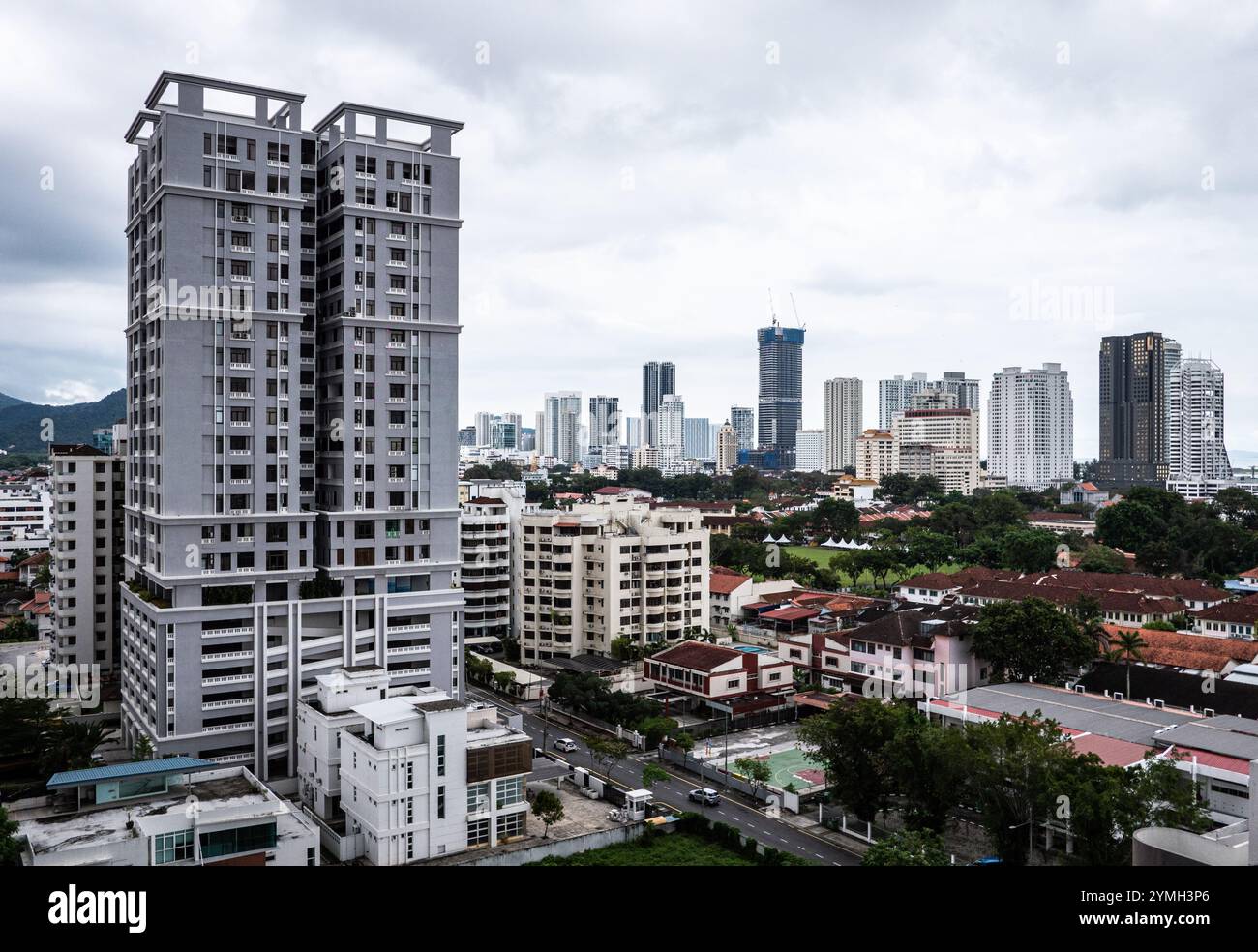 Architecture buildings Penang malaysia houses street views Stock Photo ...