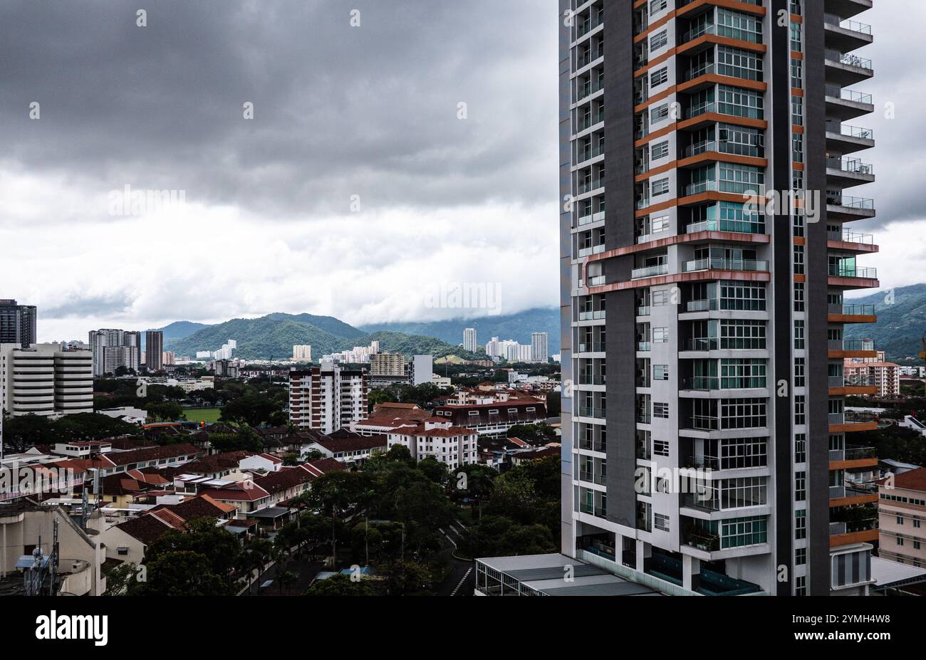 Architecture buildings Penang malaysia houses street views Stock Photo ...