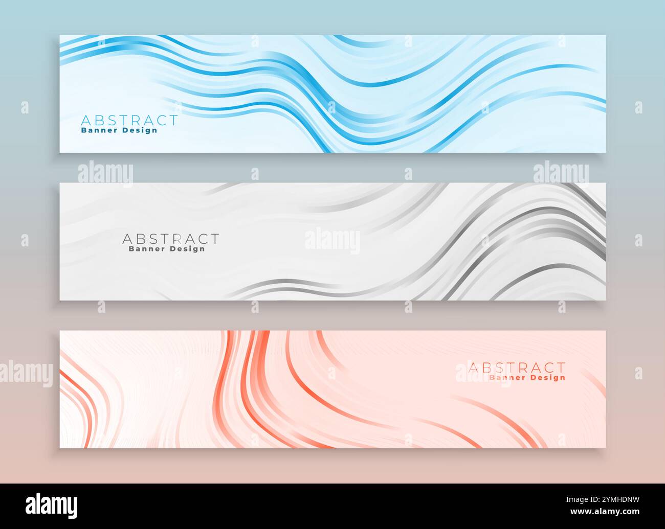 collection of wide web footer layout in soft color vector Stock Vector ...