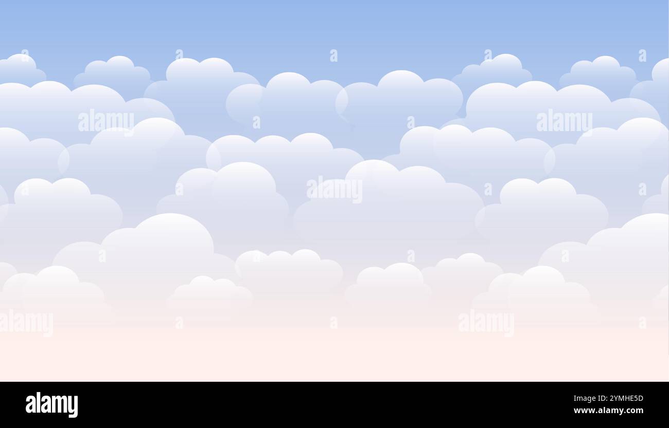 cloudy weather sky wallpaper for nature inspired design backdrop vector ...