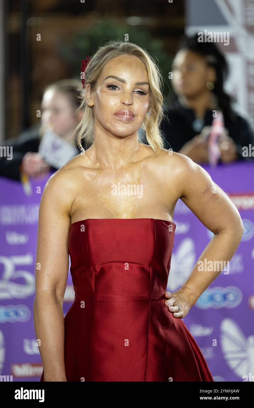 Celebs attend the Pride of Britain Awards Featuring: Katie Piper Where ...