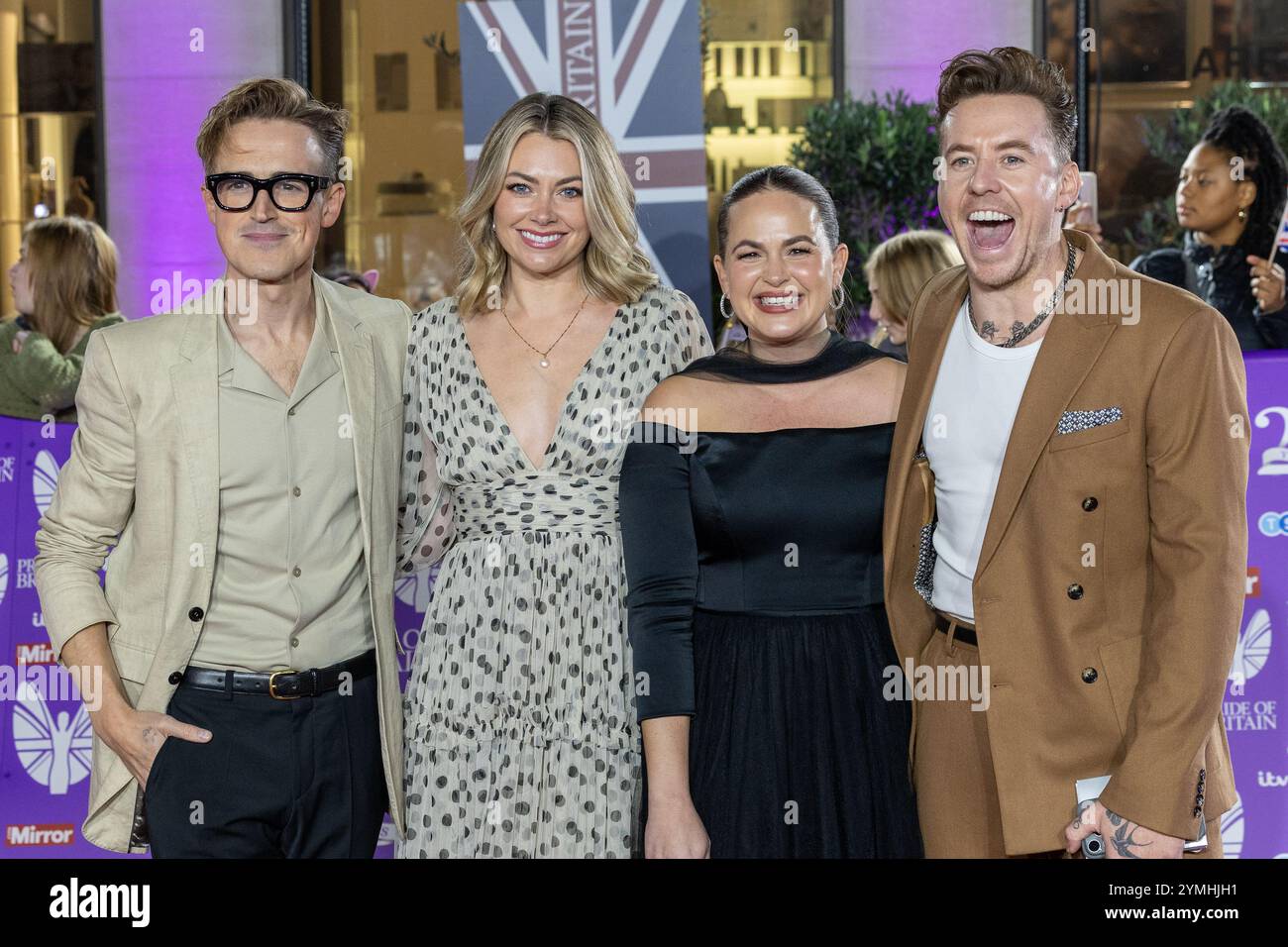 Celebs attend the Pride of Britain Awards Featuring: Tom Fletcher ...