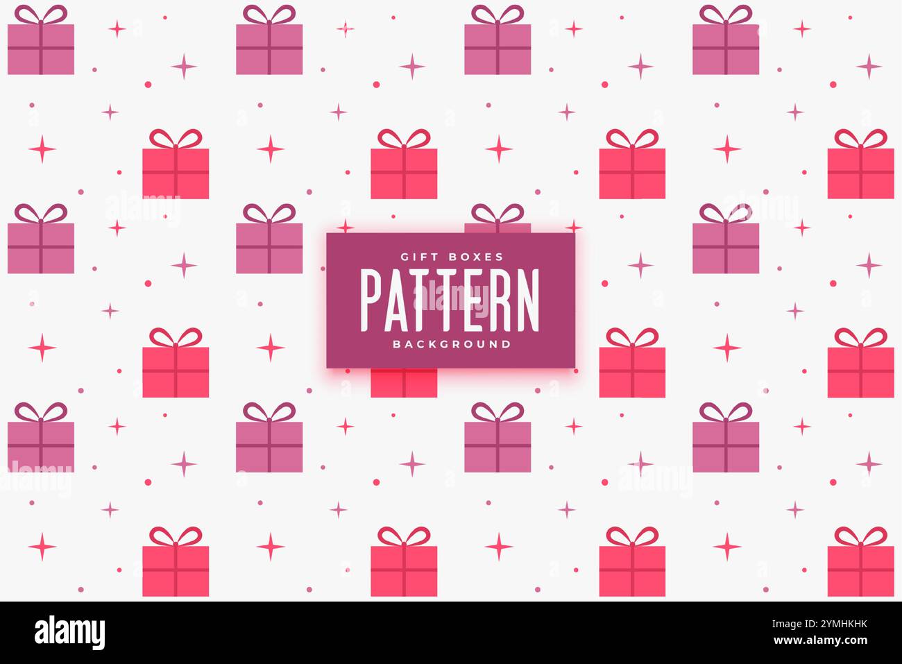 decorative giftbox pattern background for wrapping paper texture vector ...