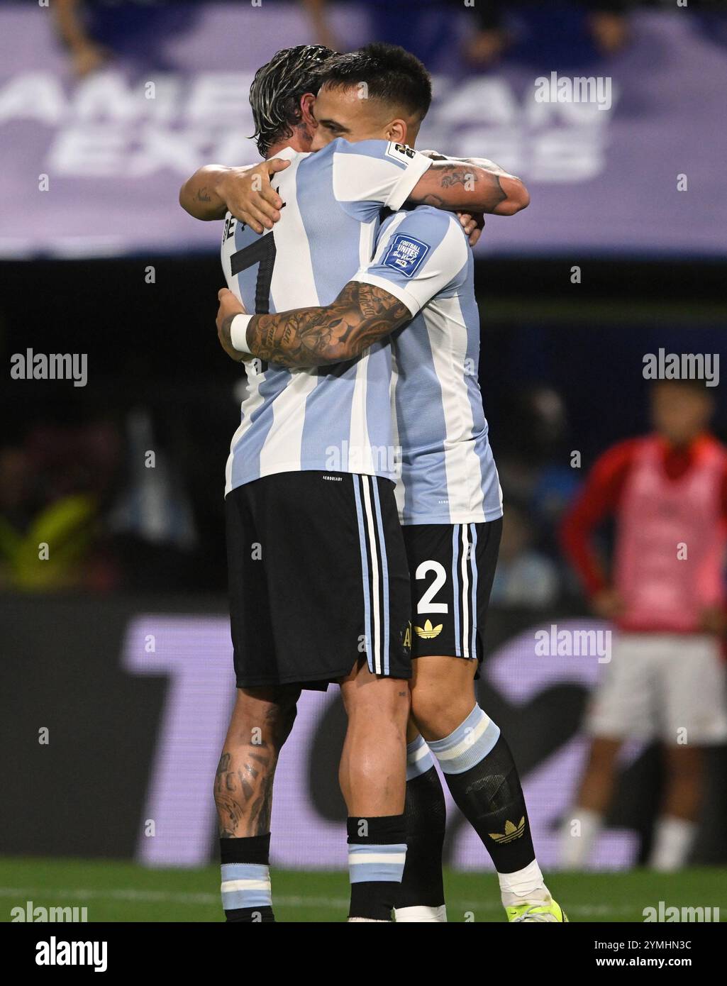 BUENOS AIRES, ARGENTINA - NOVEMBER 19: Lautaro Martinez celebrates with ...