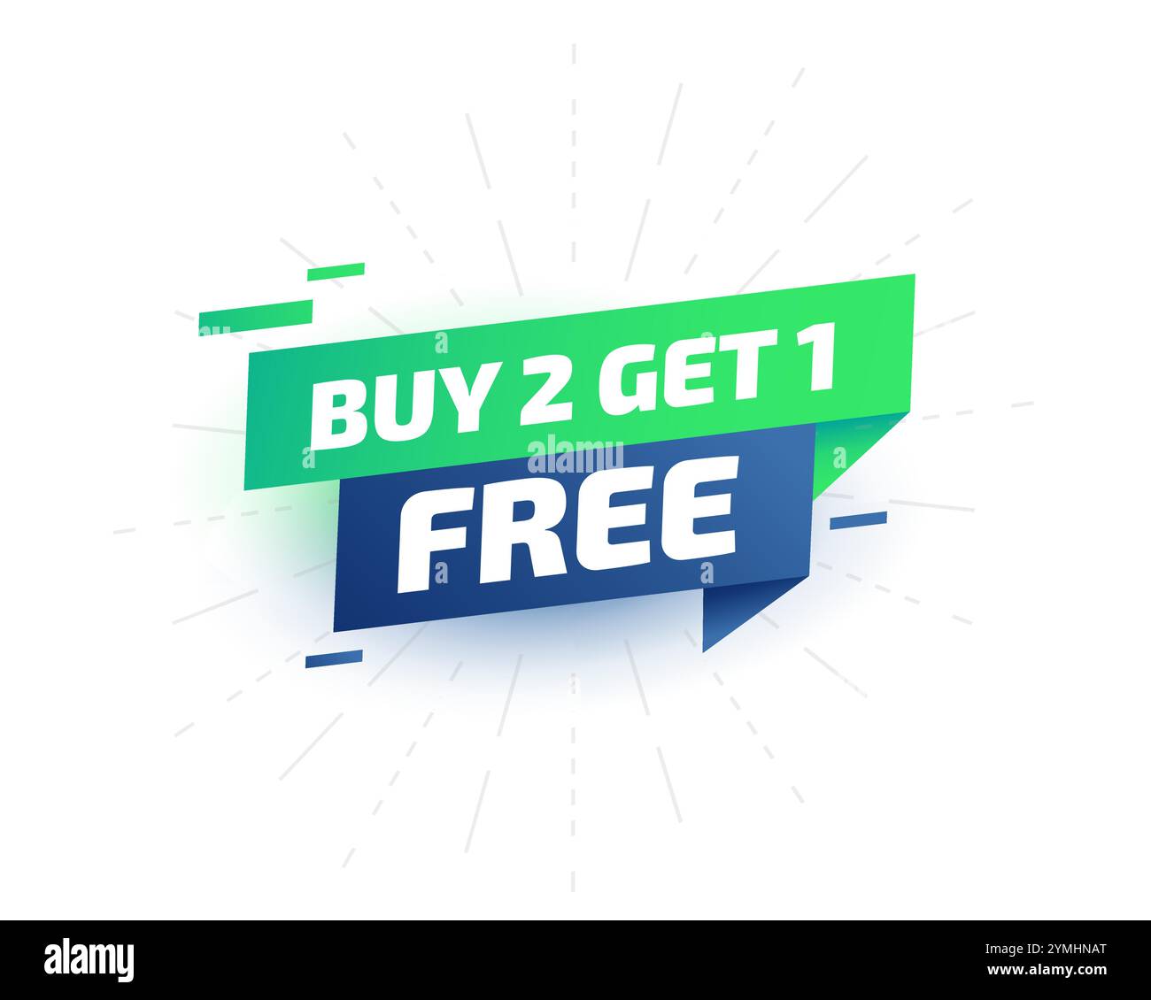 buy 2 get 1 free sale tag background for business marketing vector ...