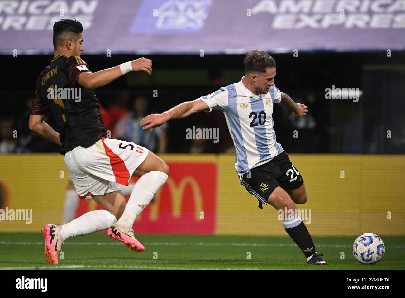 BUENOS AIRES, ARGENTINA - NOVEMBER 19: Carlos Zambrano of Peru and ...