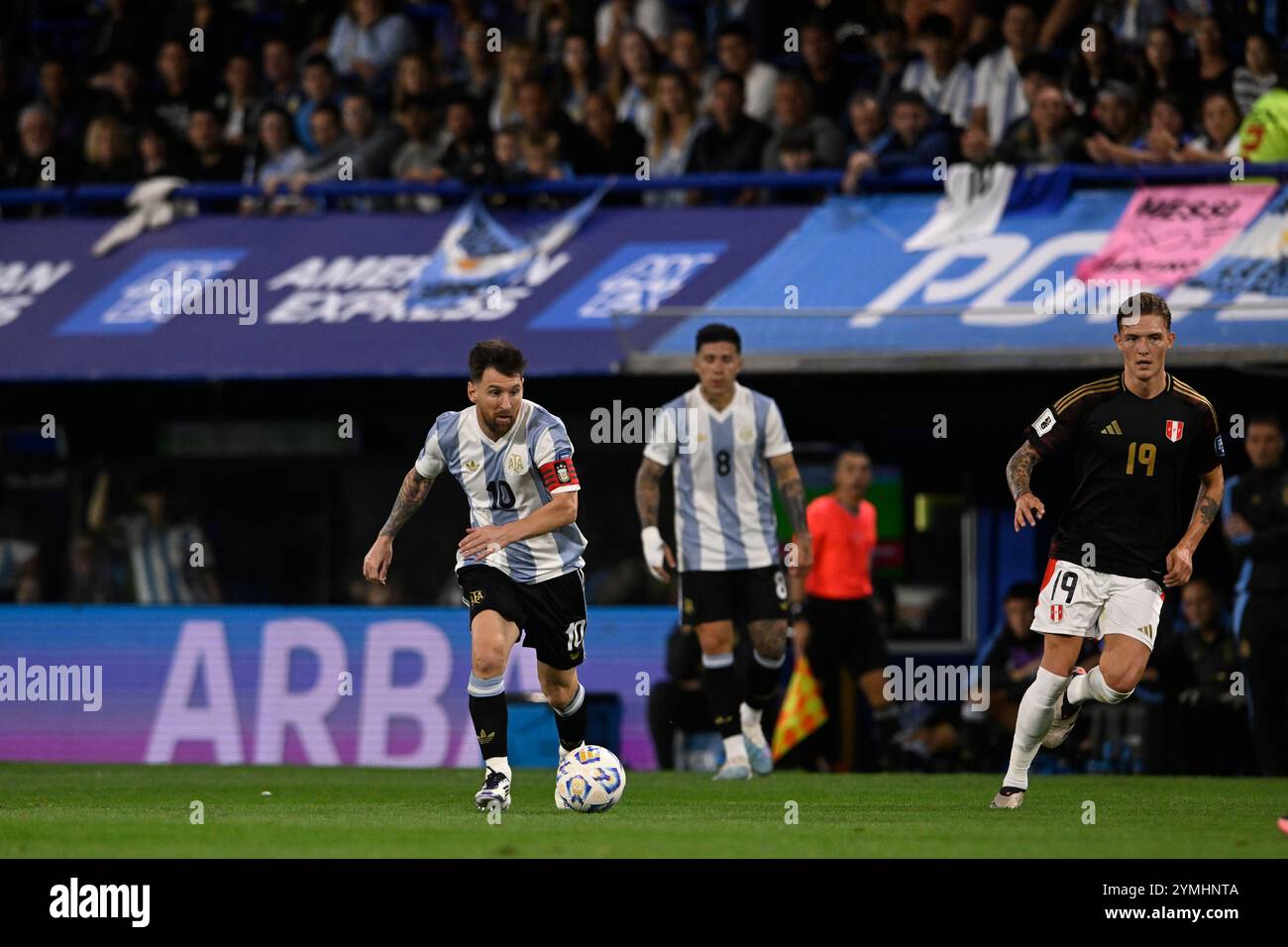 BUENOS AIRES, ARGENTINA - NOVEMBER 19: Lionel Messi of Argentina and ...