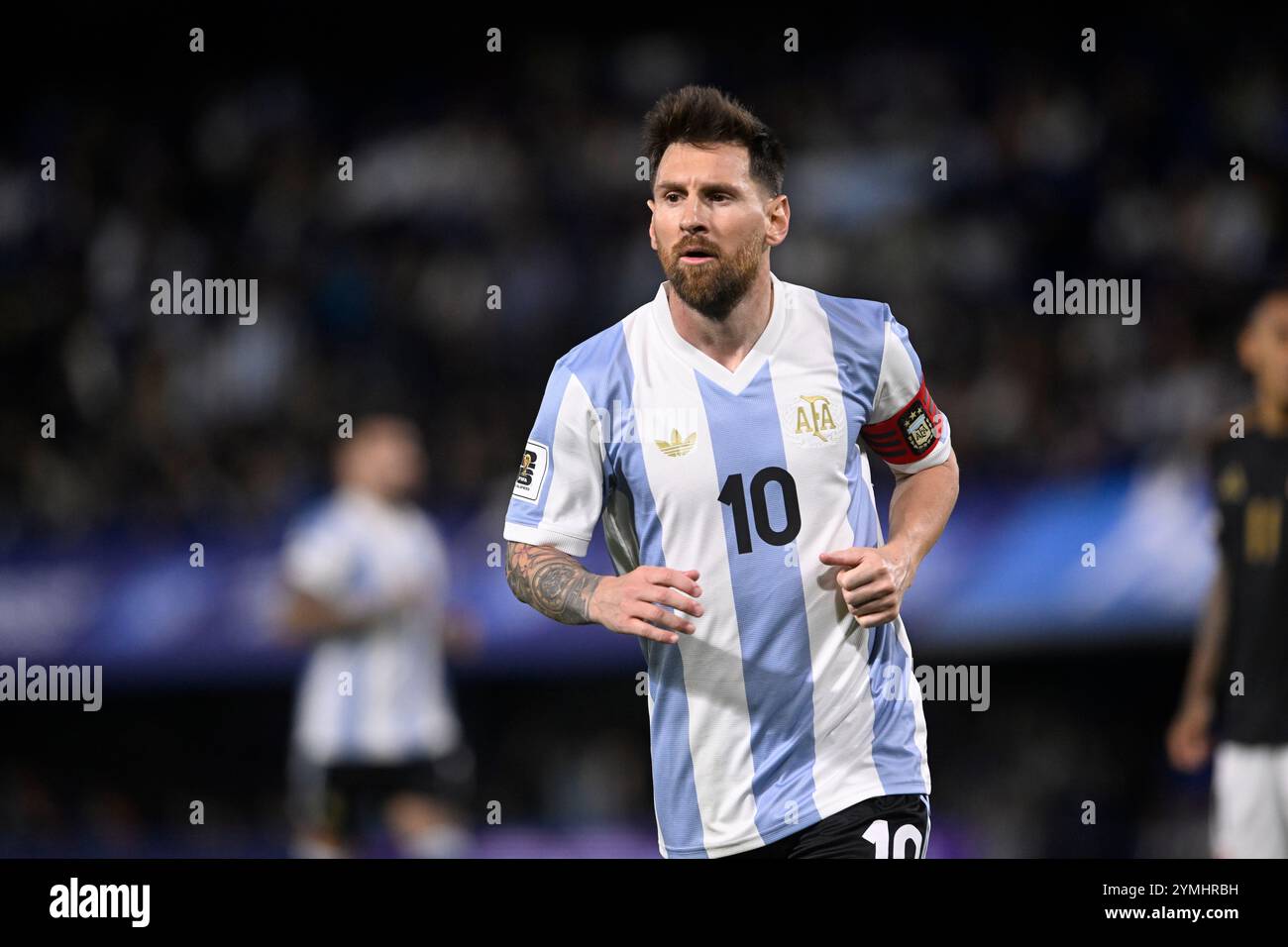 BUENOS AIRES, ARGENTINA - NOVEMBER 19: Lionel Messi of Argentina, in ...