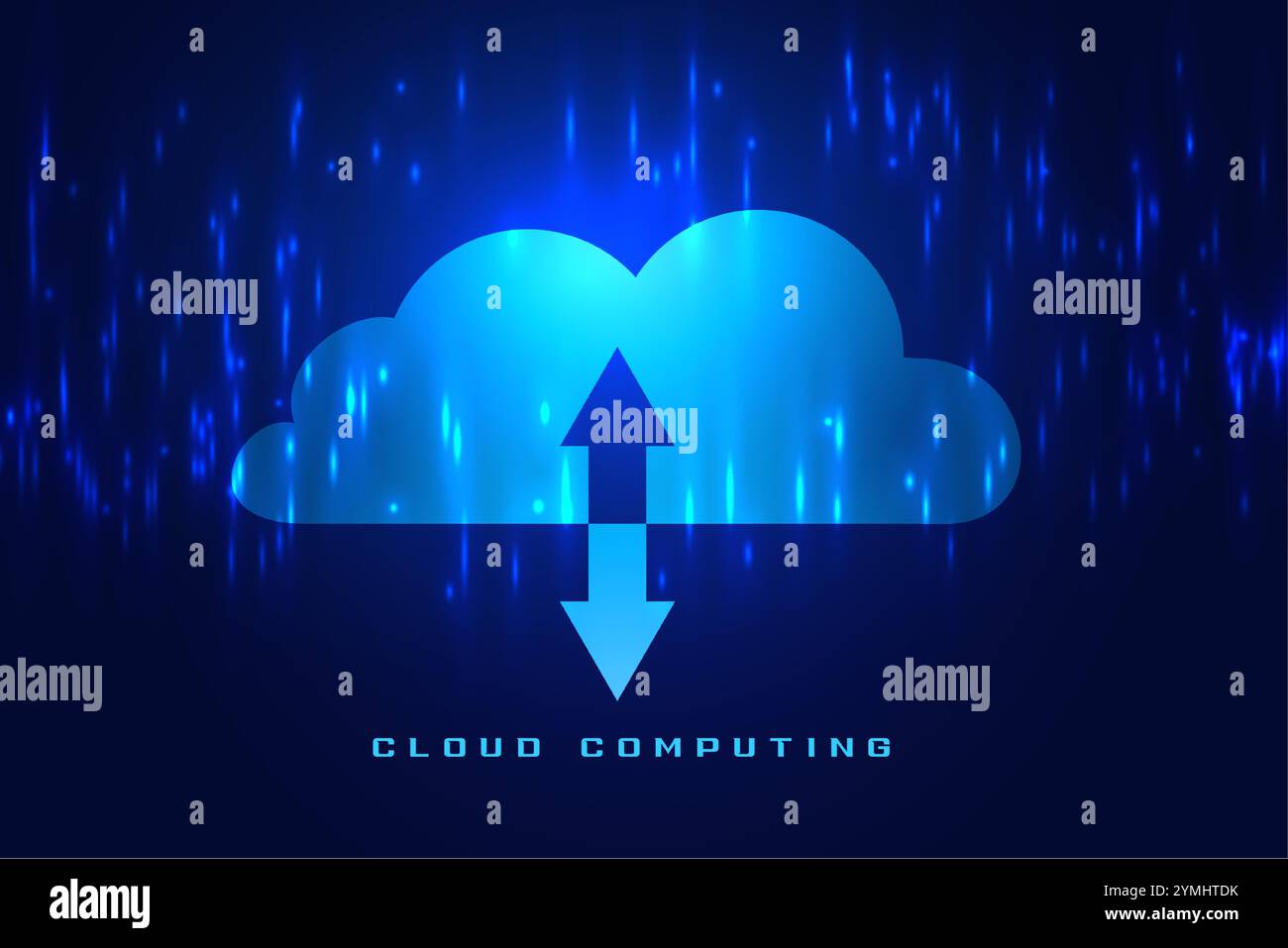 modern cloud computing tech background for online web server vector Stock Vector Image & Art - Alamy