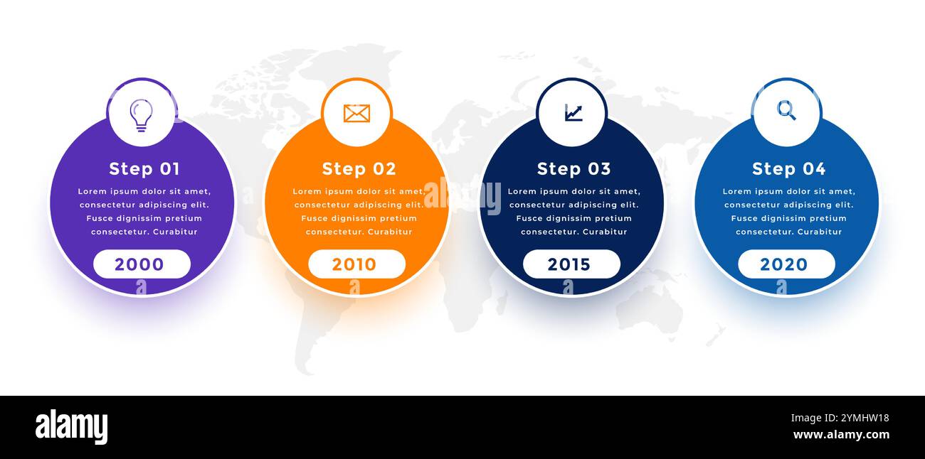 professional infographic timeline chart for business growth vector ...