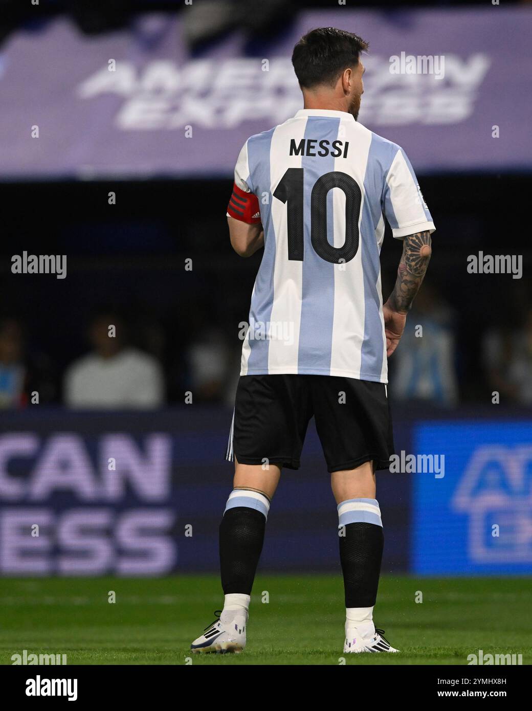 BUENOS AIRES, ARGENTINA - NOVEMBER 19: Lionel Messi of Argentina, in 50th anniversary special ...
