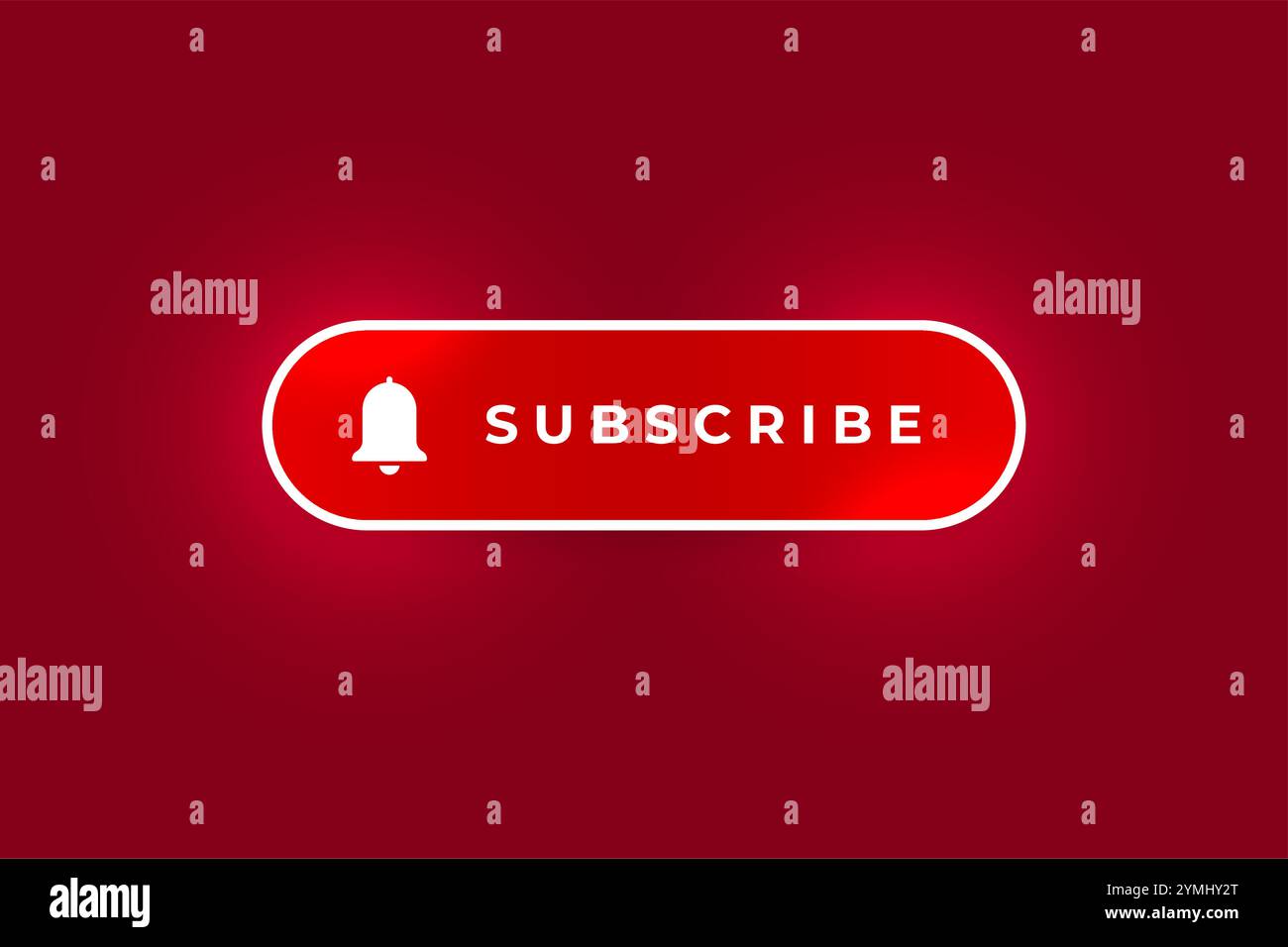 red subscribe button icon for web app vector Stock Vector Image & Art - Alamy