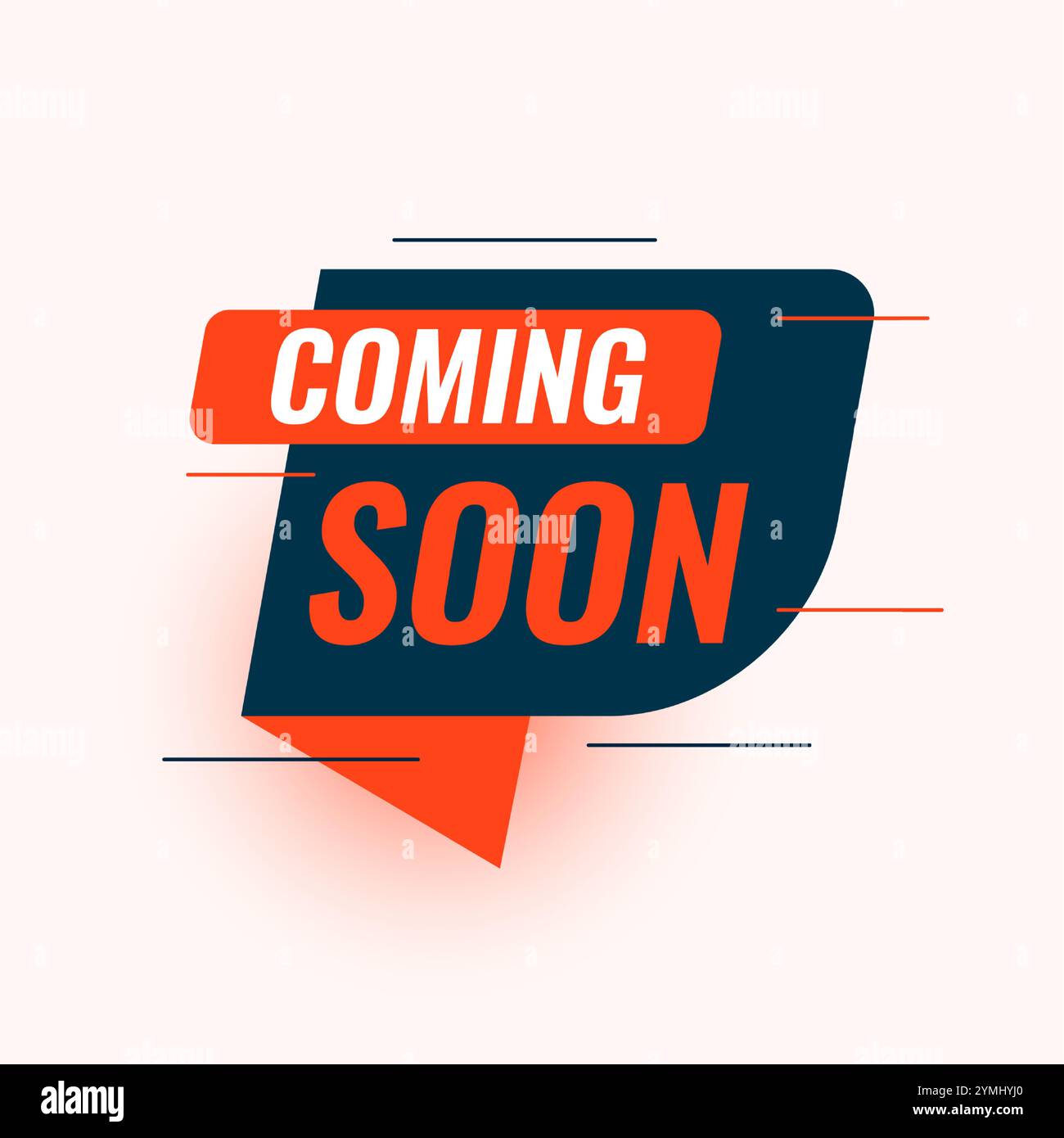 modern coming soon template for business promo vector Stock Vector ...
