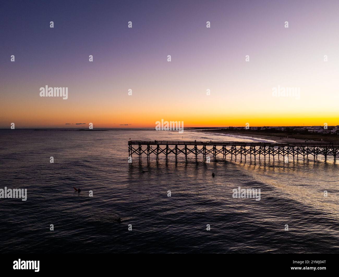 Aerial shot calm sea sunset hi-res stock photography and images - Alamy