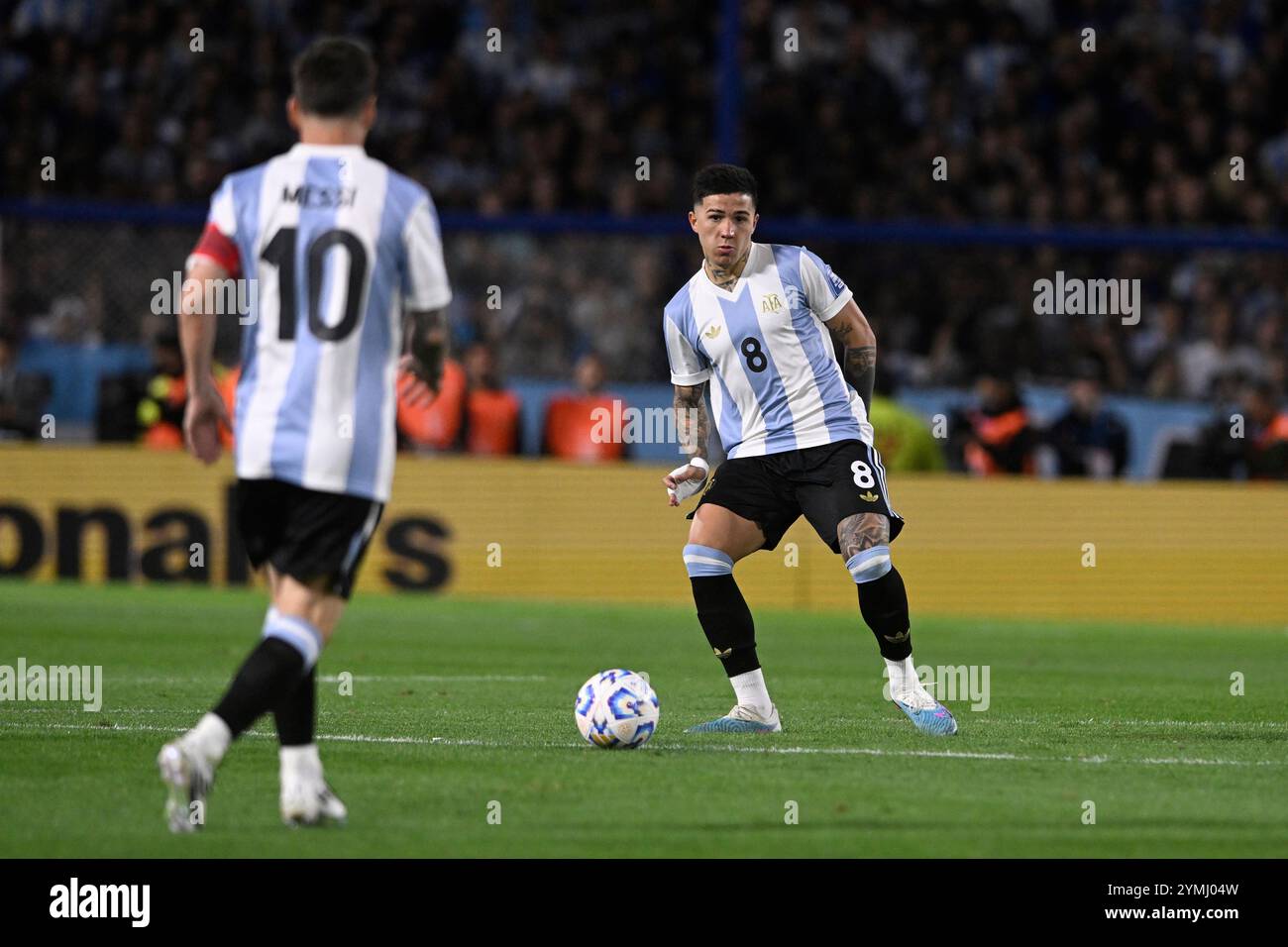BUENOS AIRES, ARGENTINA - NOVEMBER 19: Enzo Fernandez of Argentina during the South American ...
