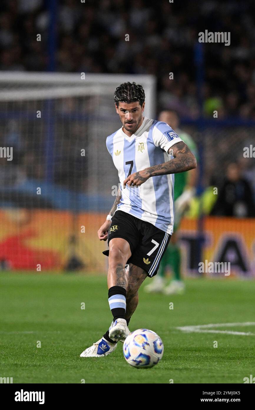 BUENOS AIRES, ARGENTINA - NOVEMBER 19: Rodrigo De Paul of Argentina, in ...