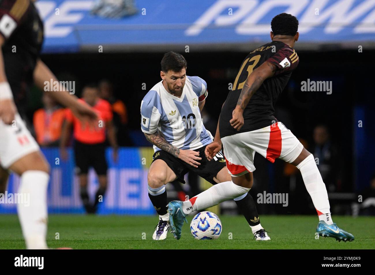 BUENOS AIRES, ARGENTINA - NOVEMBER 19: Lionel Messi of Argentina and ...
