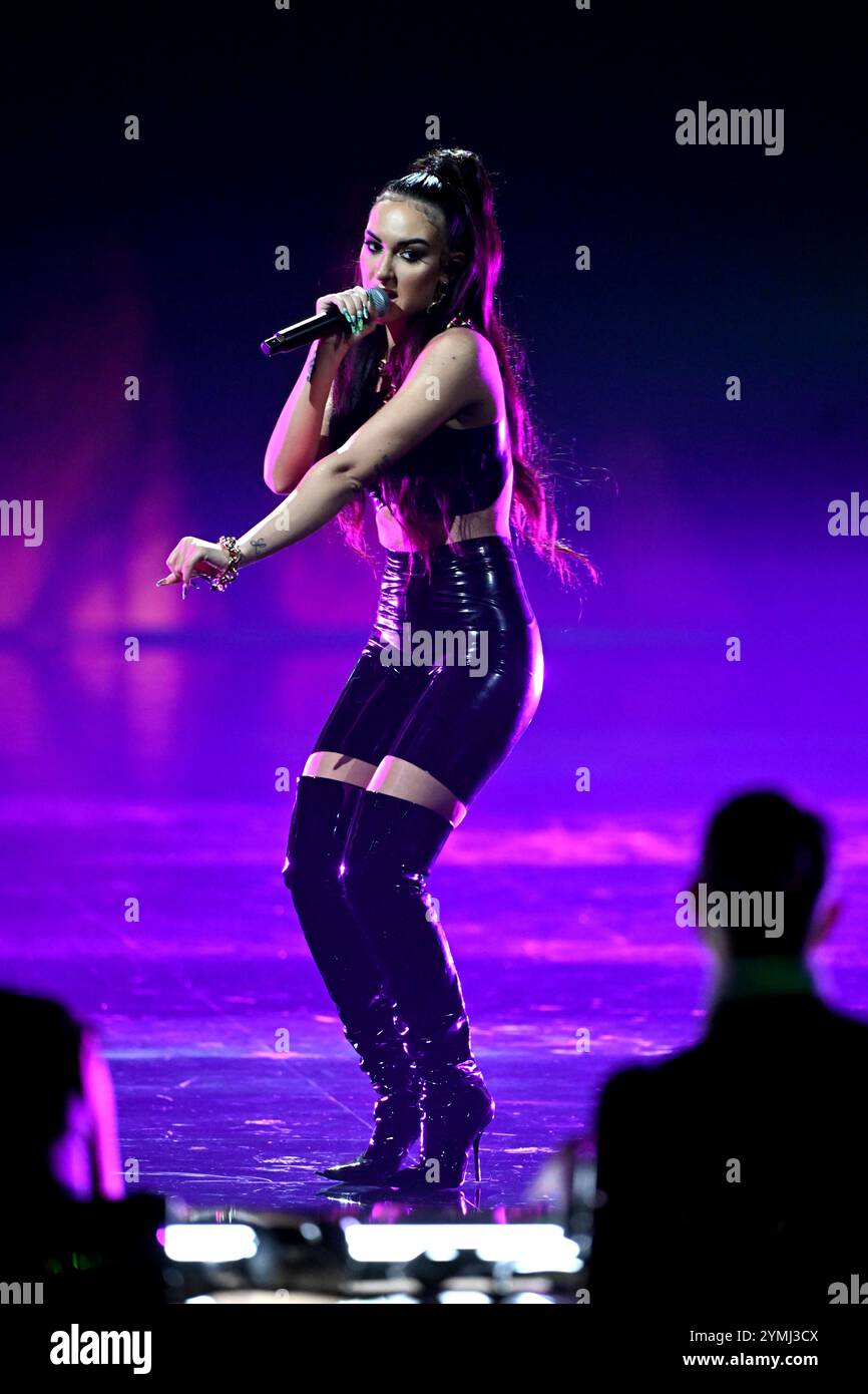 Milano, Trasmissione Tv “X Factor 2024 - I Live” Sky1.Nella foto Lowrah ...