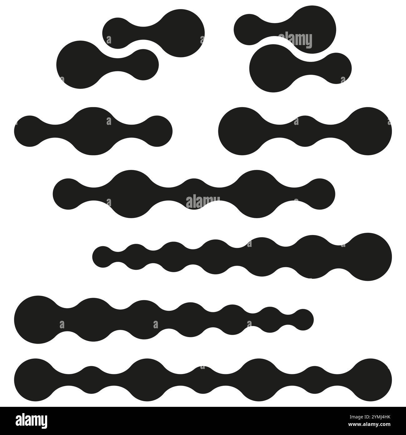 Bubble cluster shapes Stock Vector Images - Alamy