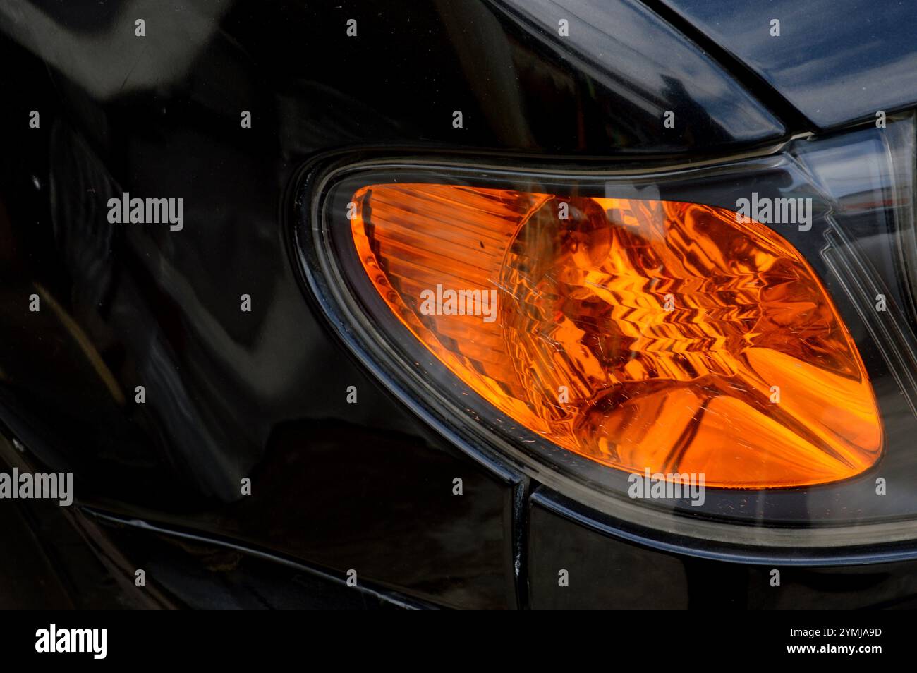 red car turn signal Stock Photo - Alamy